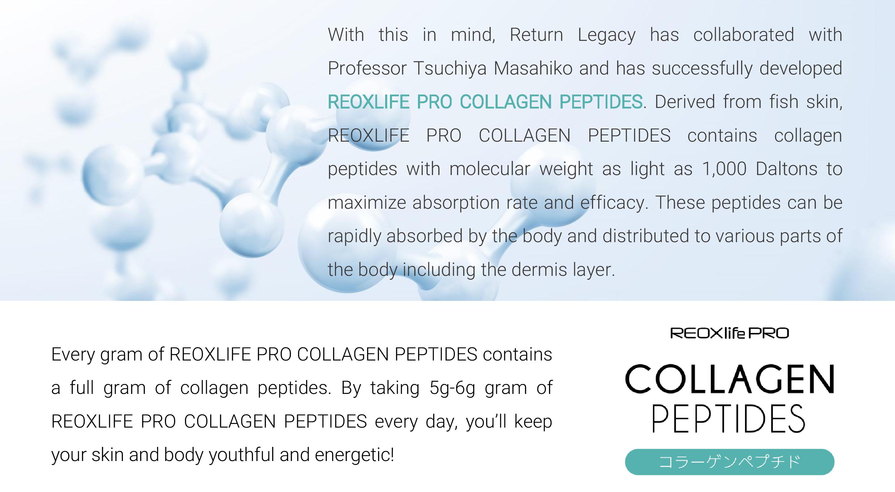 REOXlife PRO Collagen Peptides - 500G - Return Legacy