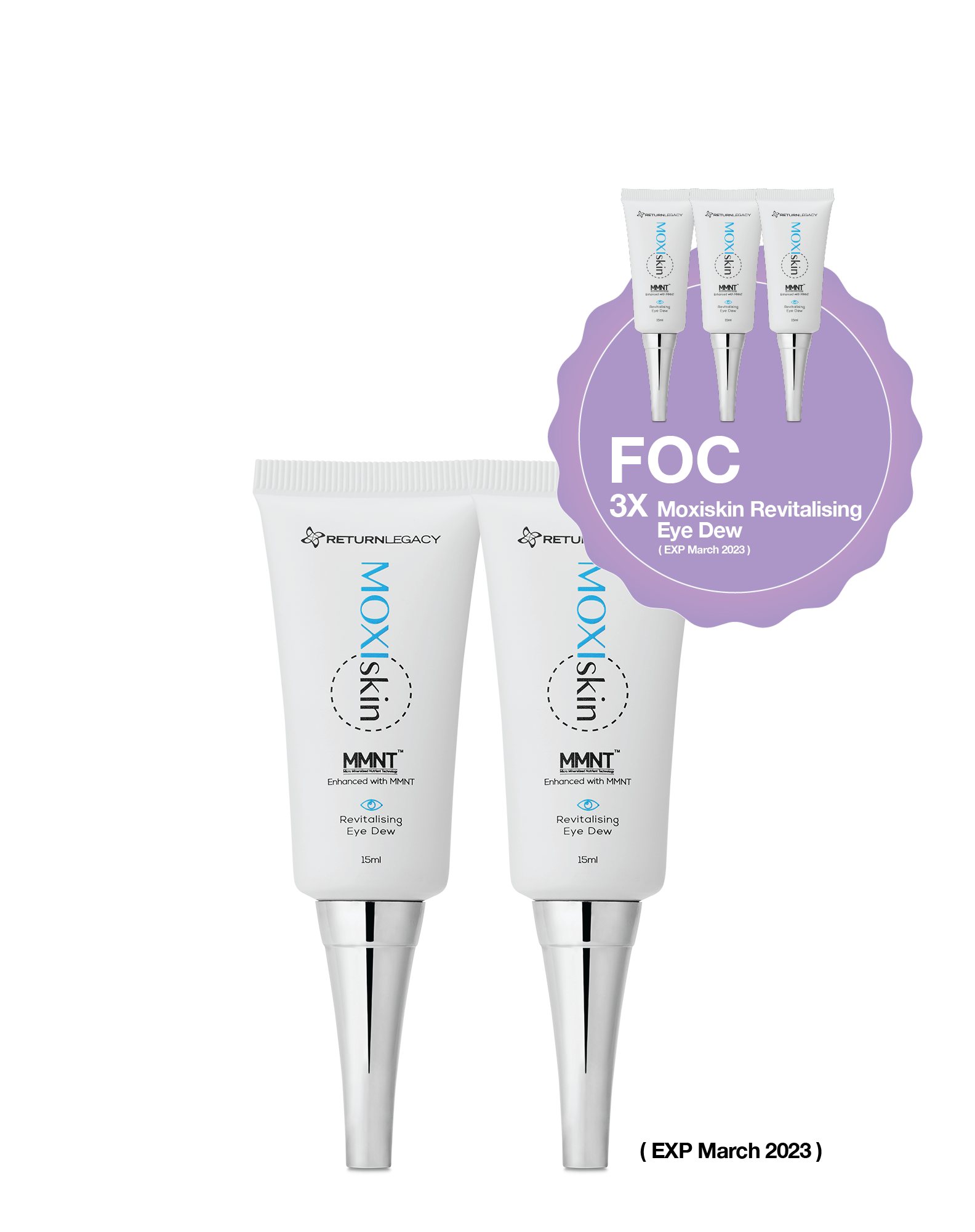 2 x Revitalising Eye Dew (exp Mar 2023) FOC 3 x Revitalising Eye Dew ...