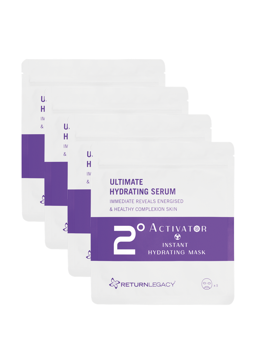 4 x Activator Instant Hydrating Mask - Return Legacy