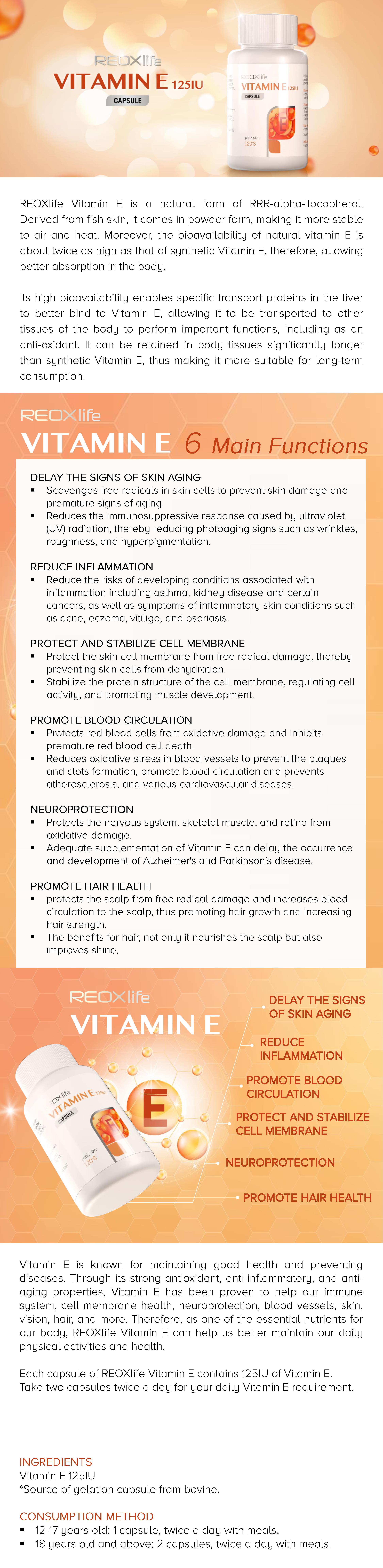 REOXlife Vitamin E - Return Legacy