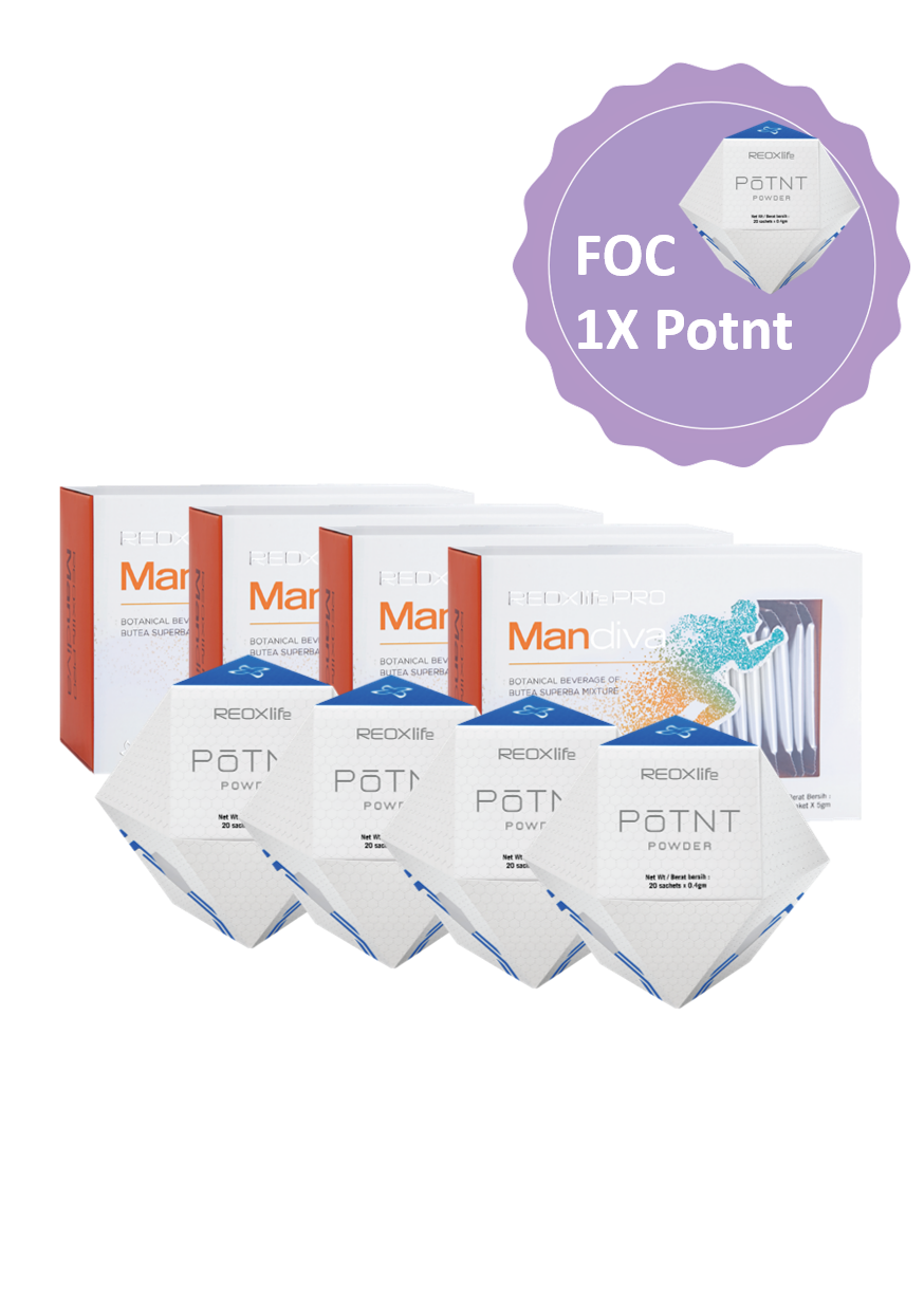 4 x REOXlife PRO Mandiva + 4 x REOXlife Potnt FREE 1 x REOXlife Potnt ...