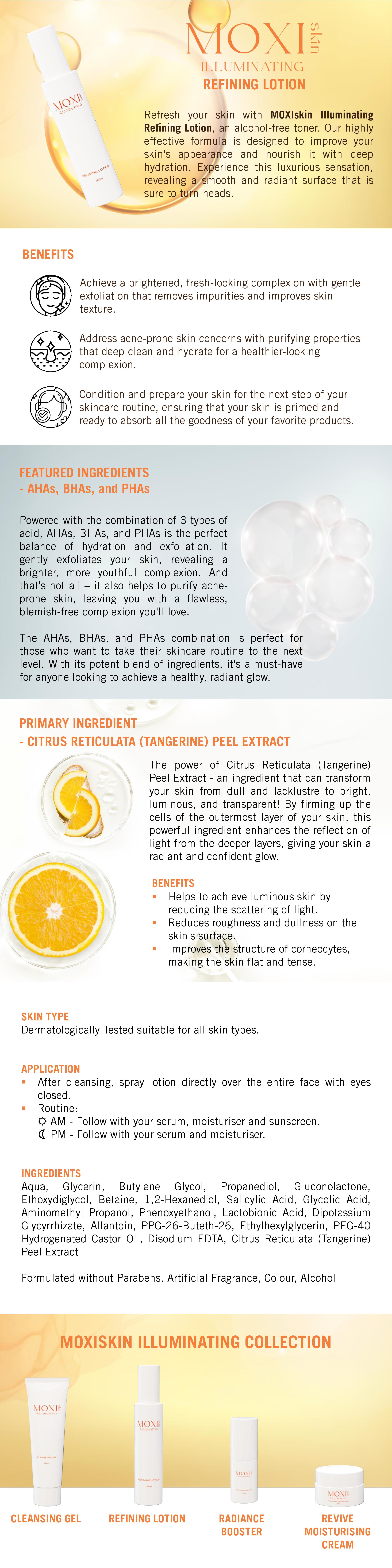 MOXISKIN ILLUMINATING REFINING LOTION - Return Legacy